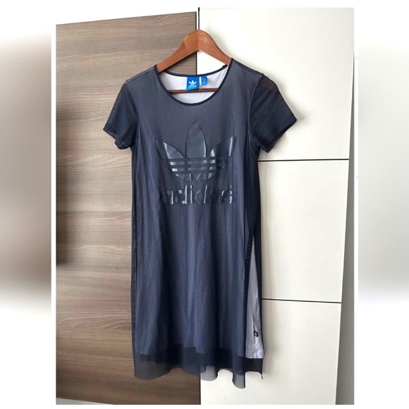 adidas | Dresses | Adidas Sheer Cover Dress | Poshmark